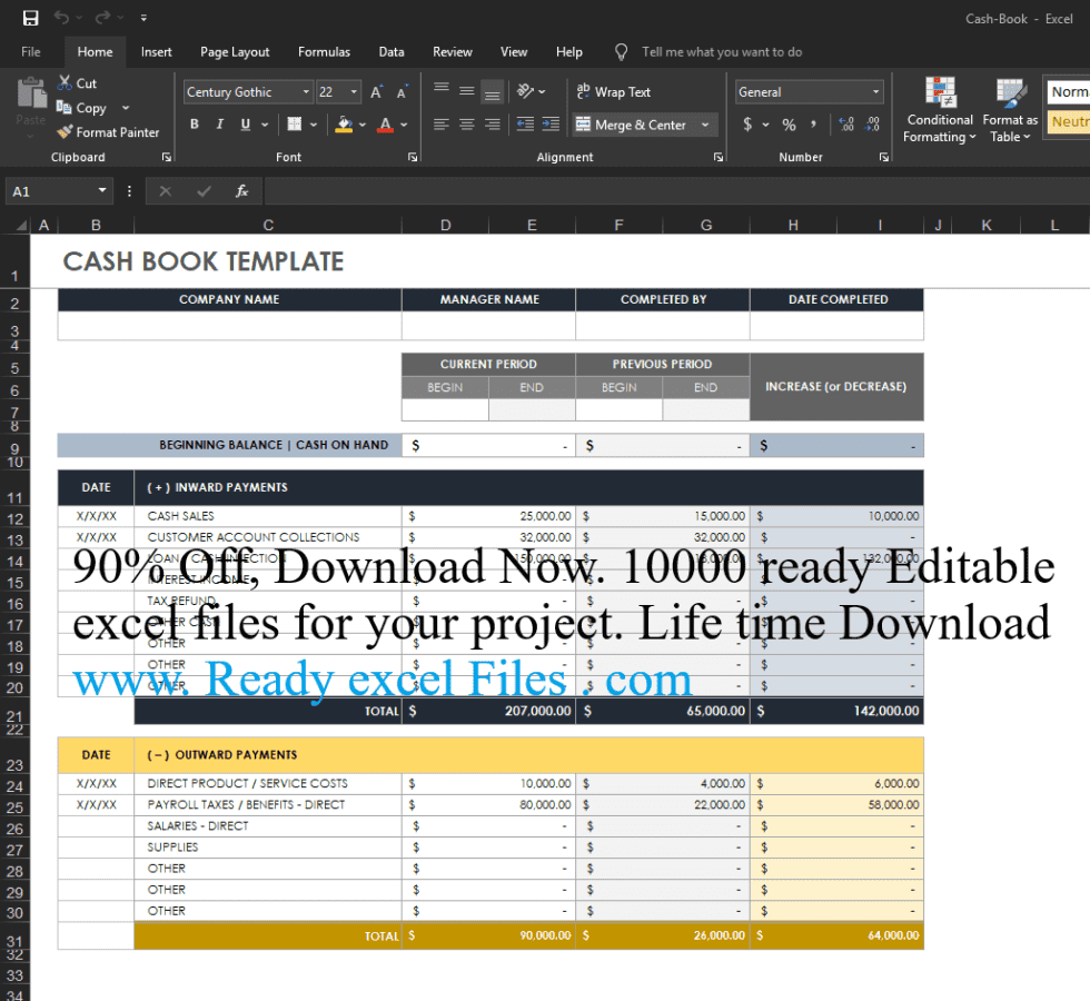 Home | Ready Excel Files | Excel Sheets